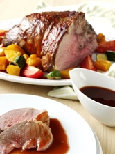 Roast Leg of Lamb with Cranberry and Redcurrant Jus » Mains, Cooking ...